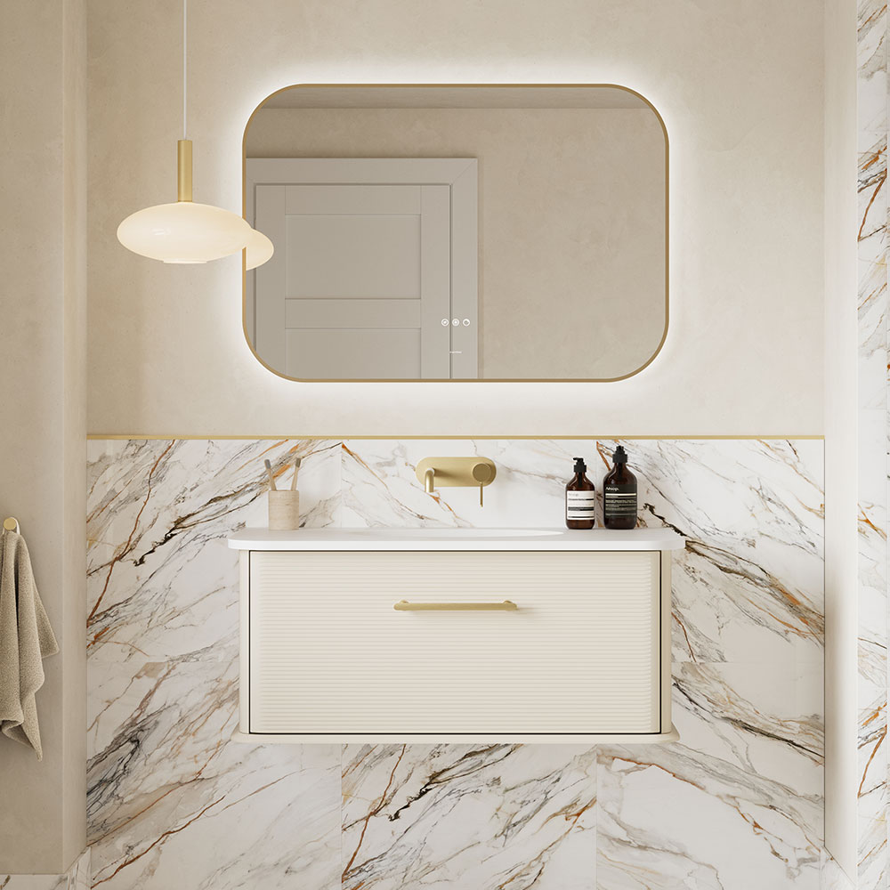 Calypstone Aura Worktop 1044 Cirrus White - Calypso